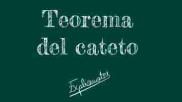 Tema: Teoremas de la altura y del cateto - Explicamates