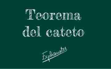 Teorema del cateto - Explicamates